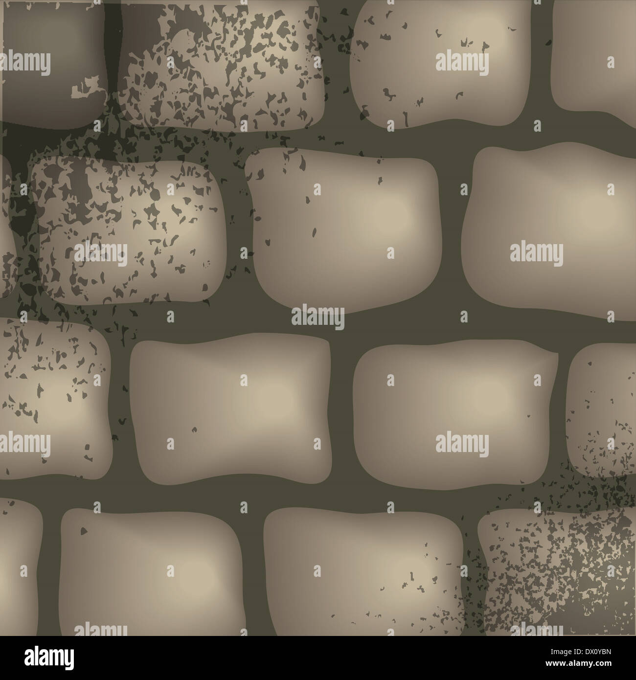 colorful illustration with stone background for your design Stock Photo ...