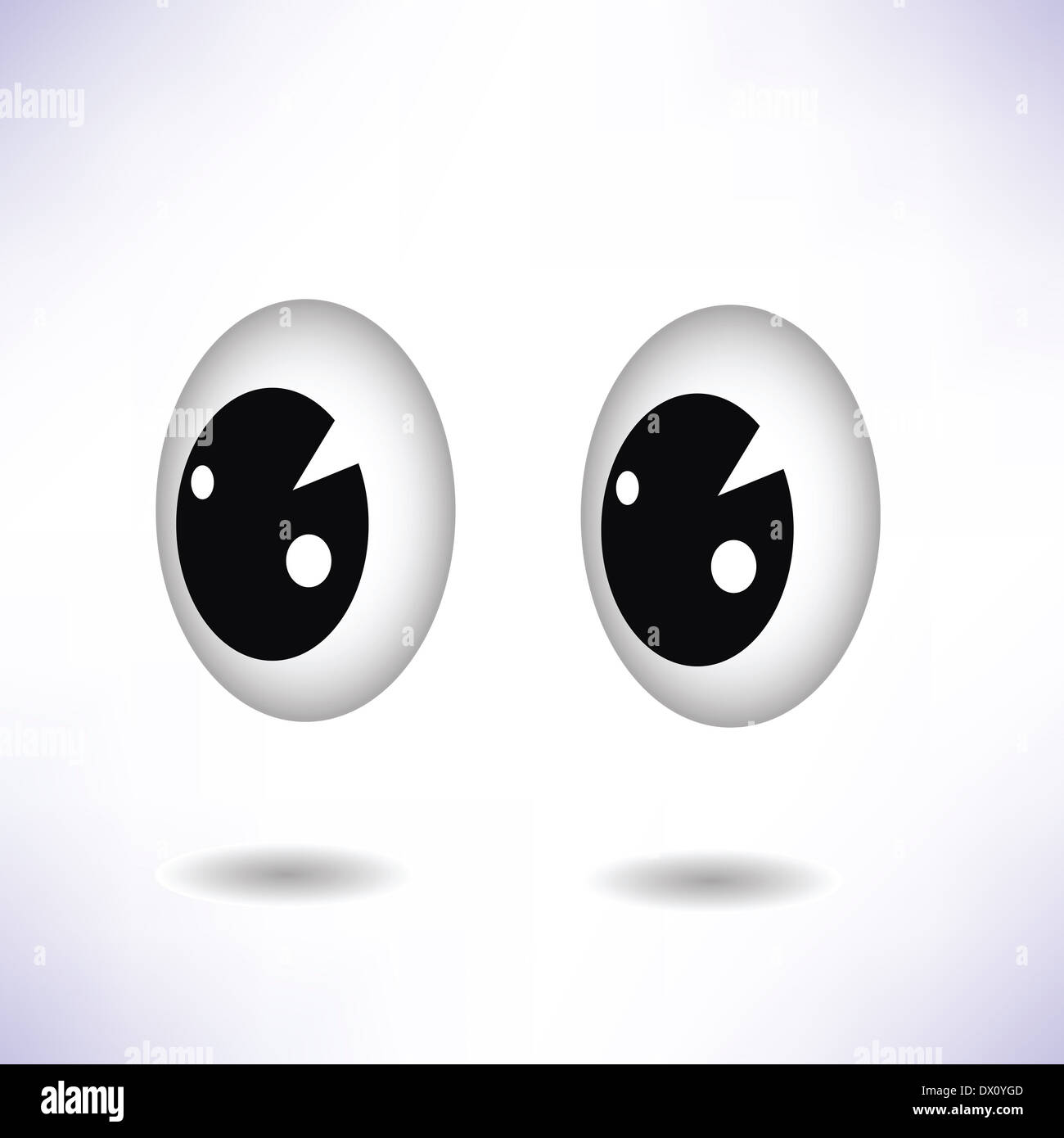 colorful illustration with two eyes for your design Stock Photo - Alamy
