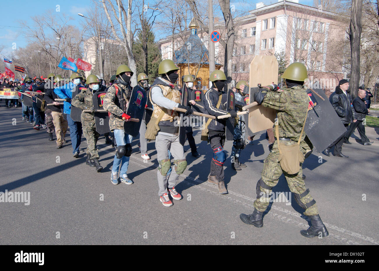 Odessa, Ukraine. 16th March, 2014. Odessa squad (self-defense ...