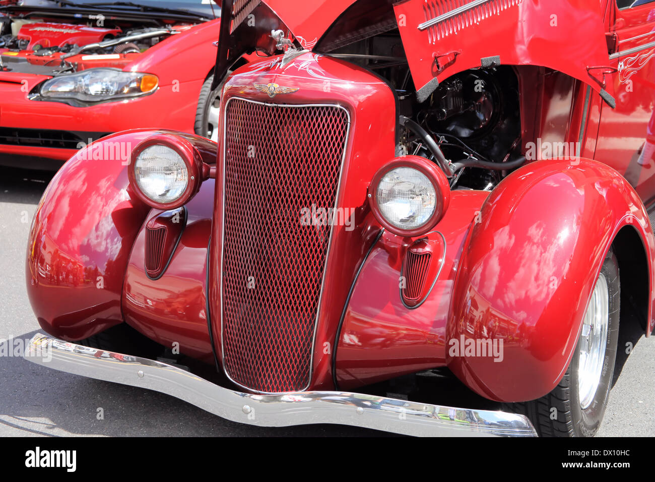 CLASSIC CAR,HOT ROD,FRONT Stock Photo - Alamy