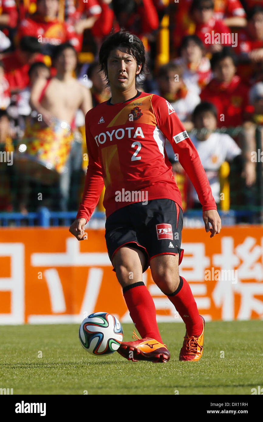 Hitachi Kashiwa Stadium, Chiba, Japan. 15th Mar, 2014. #02 Obu Shun ...