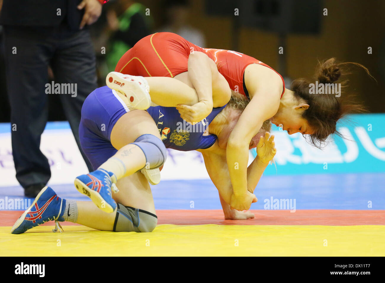 Azusawa Gymnasium, Tokyo, Japan. 16th Mar, 2014. Saori Yoshida (JPN ...