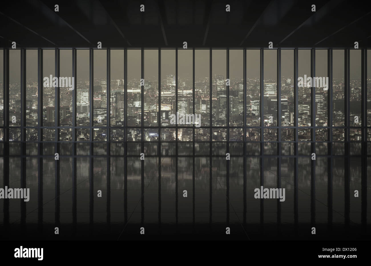 Beautiful view from the top of the building Stock Photo - Alamy