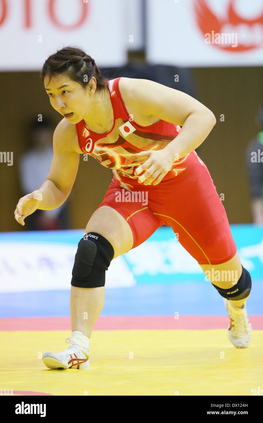 Azusawa Gymnasium, Tokyo, Japan. 16th Mar, 2014. Kyoko Hamaguchi (JPN ...