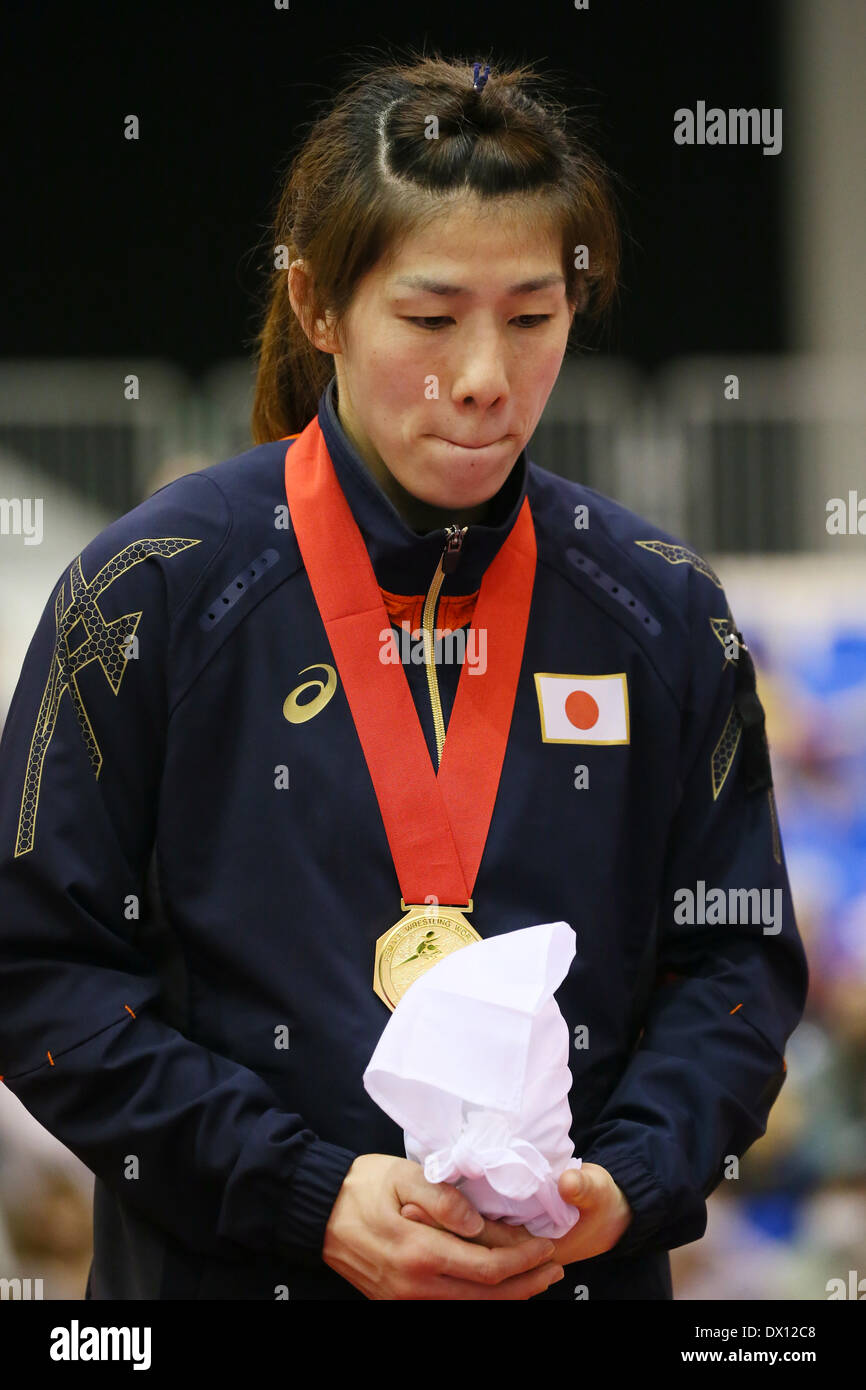 Azusawa Gymnasium, Tokyo, Japan. 16th Mar, 2014. Saori Yoshida (JPN ...