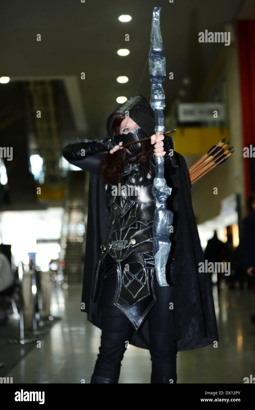 ExCel, London UK. 15th March, 2014. Cartoons, Disney and Cosplay ...