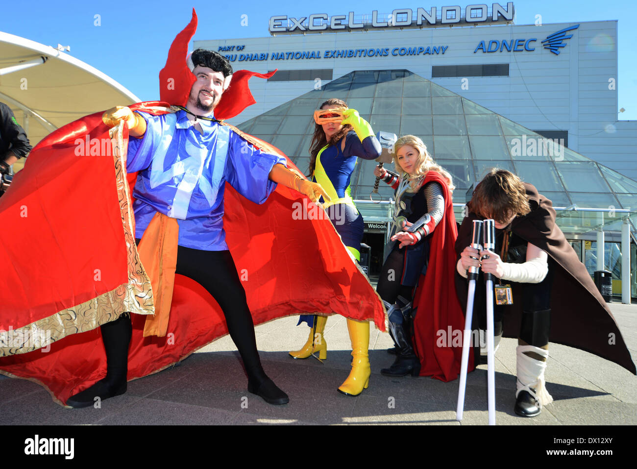 ExCel, London UK. 15th March, 2014. Cartoons, Disney and Cosplay ...
