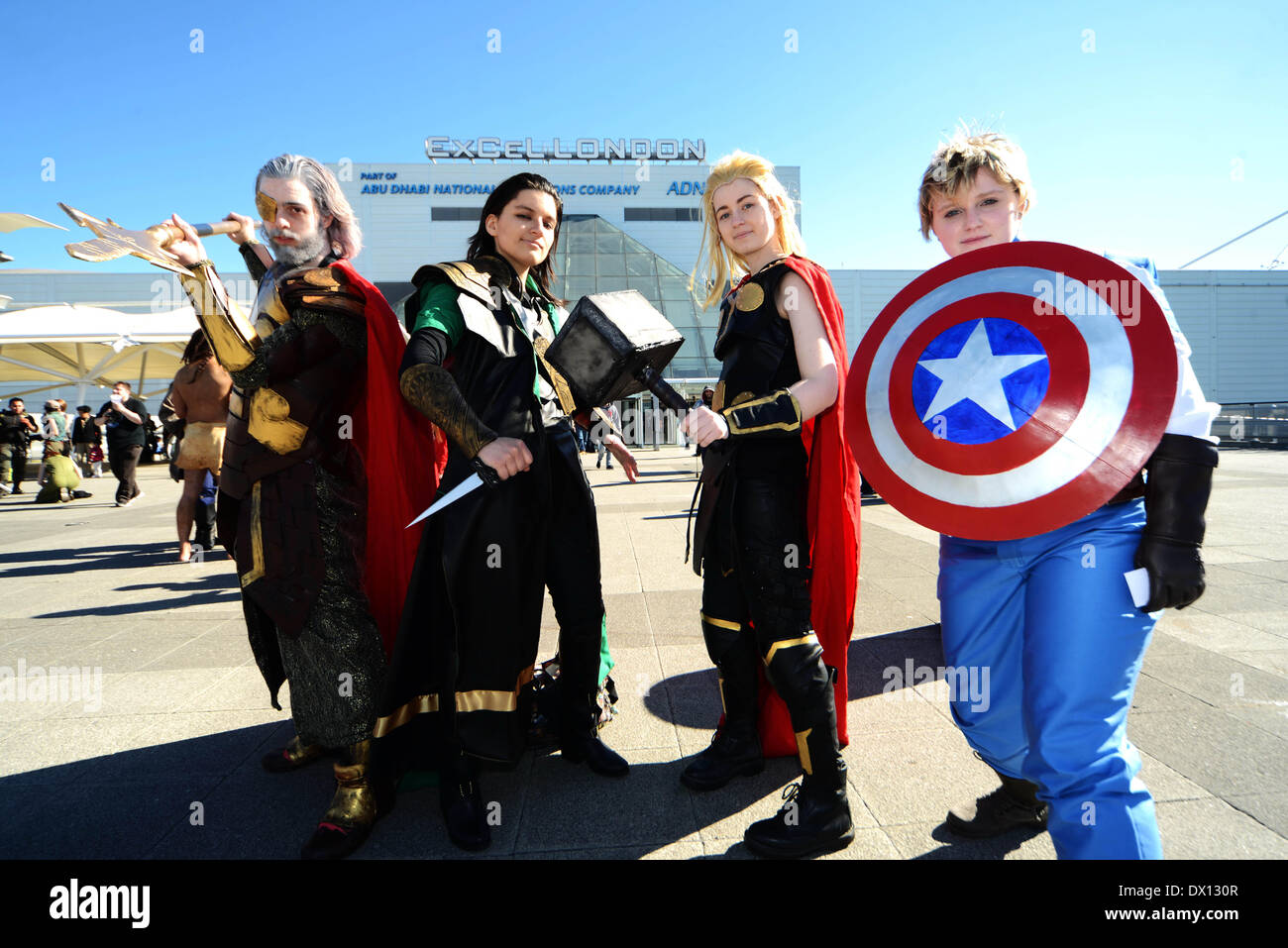 ExCel, London UK. 15th March, 2014. Cartoons, Disney and Cosplay ...