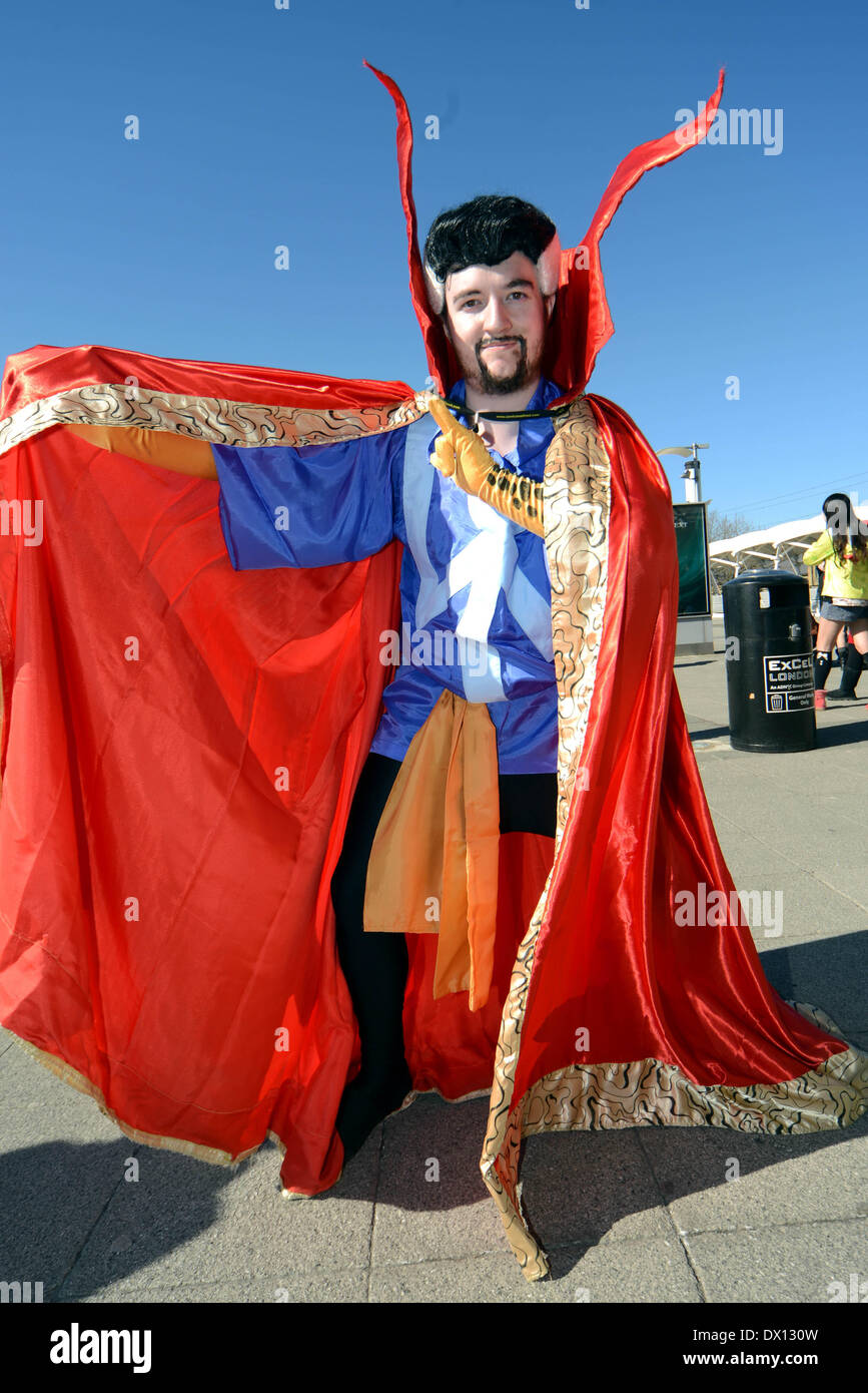 ExCel, London UK. 15th March, 2014. Cartoons, Disney and Cosplay ...