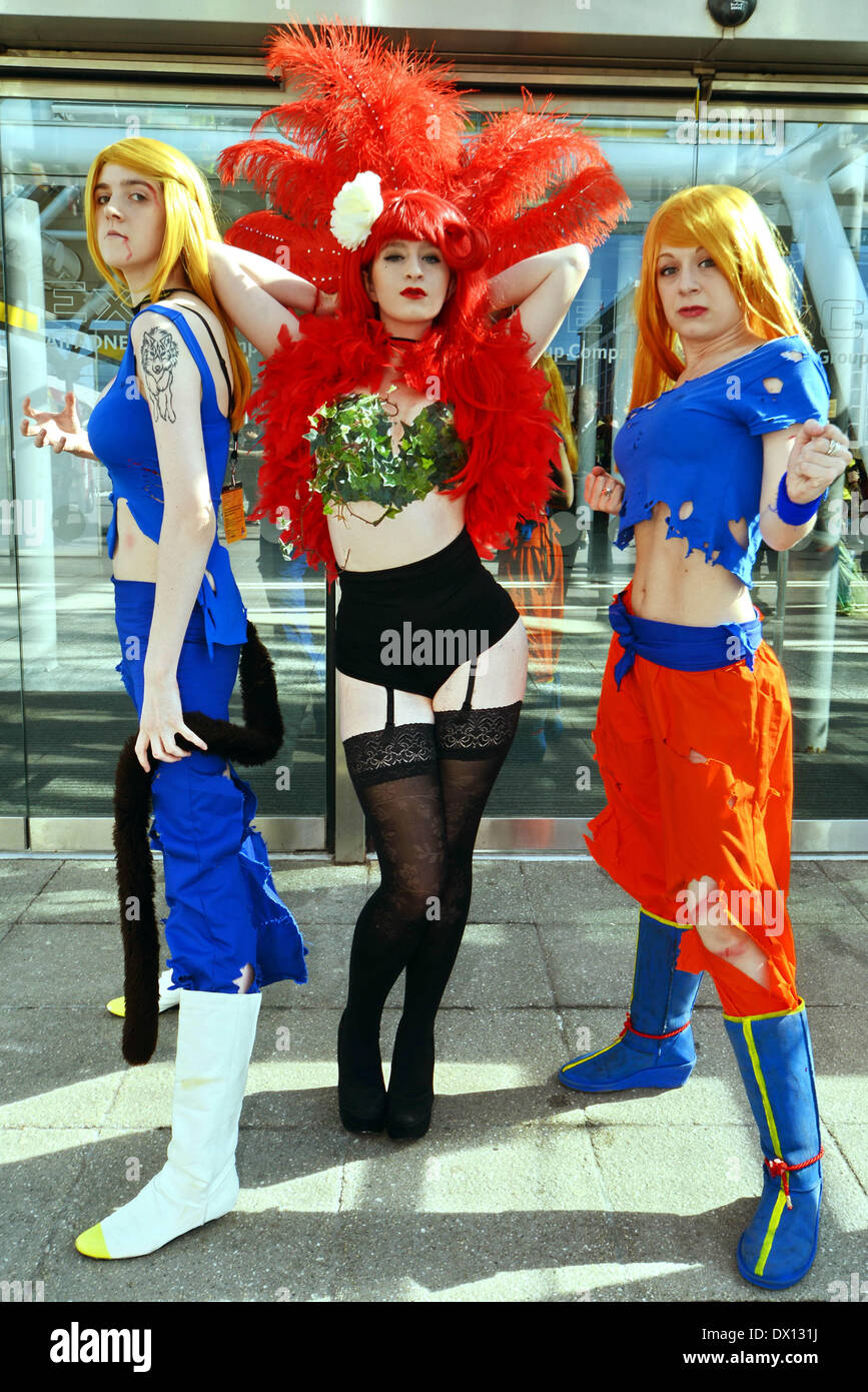 ExCel, London UK. 15th March, 2014. Cartoons, Disney and Cosplay ...