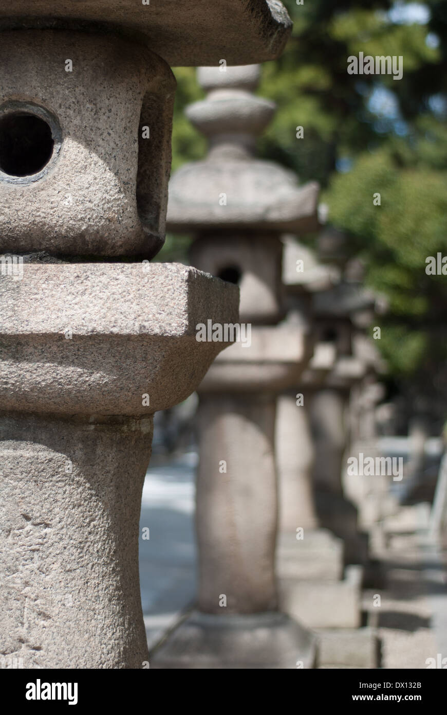 Tokyo shrine stone hi-res stock photography and images - Alamy