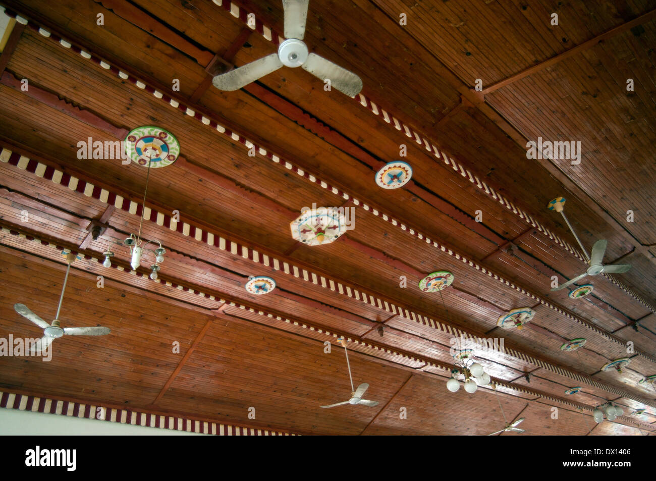 Christian church ceiling, Apia, Samoa Stock Photo - Alamy