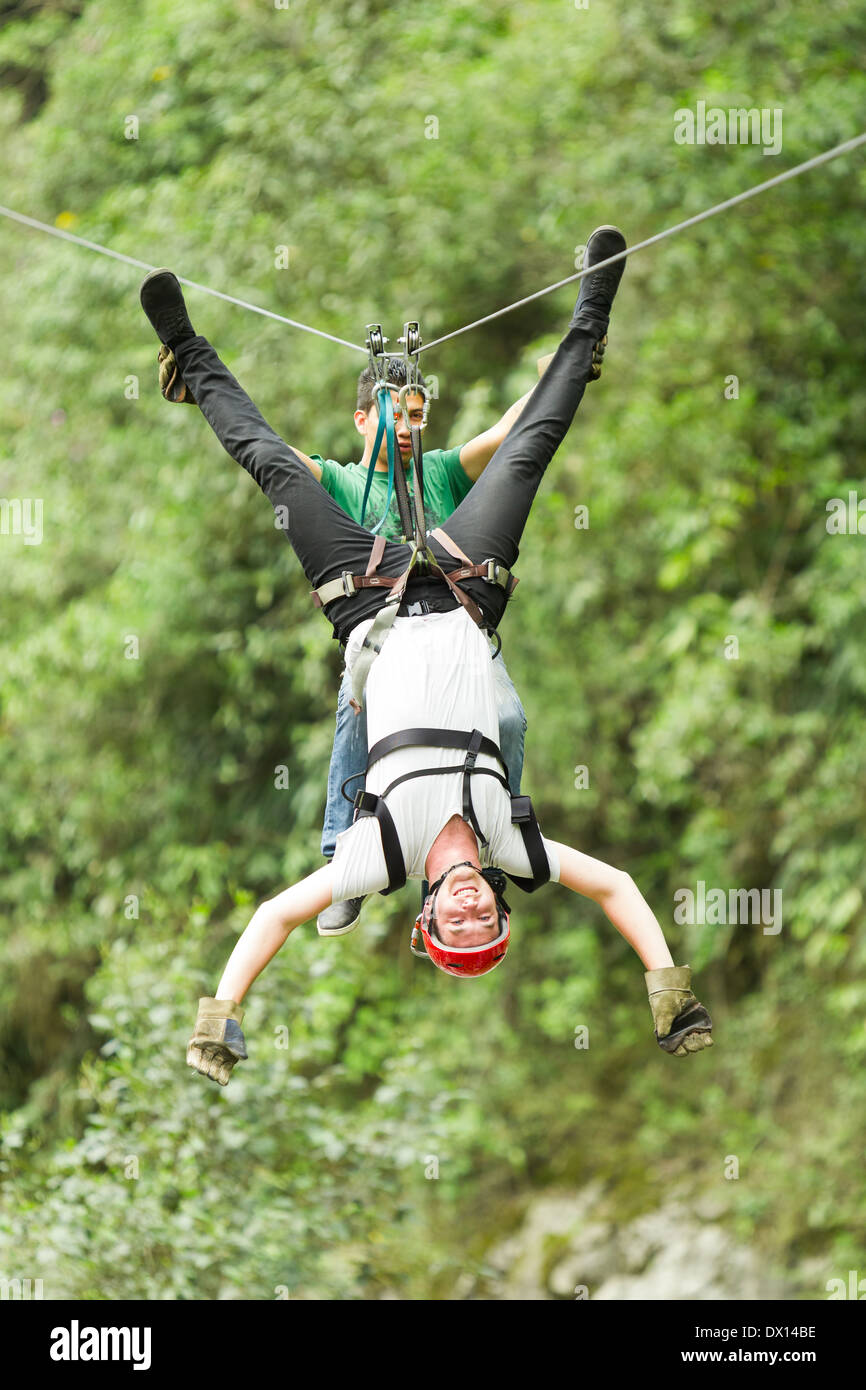 Searching For Adrenalin Tandem Zip Line Experience In Ecuadorian Andes ...