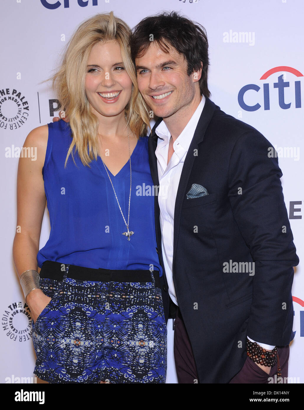Hollywood, California, USA. 16th Mar, 2014. MAGGIE GRACE and IAN ...