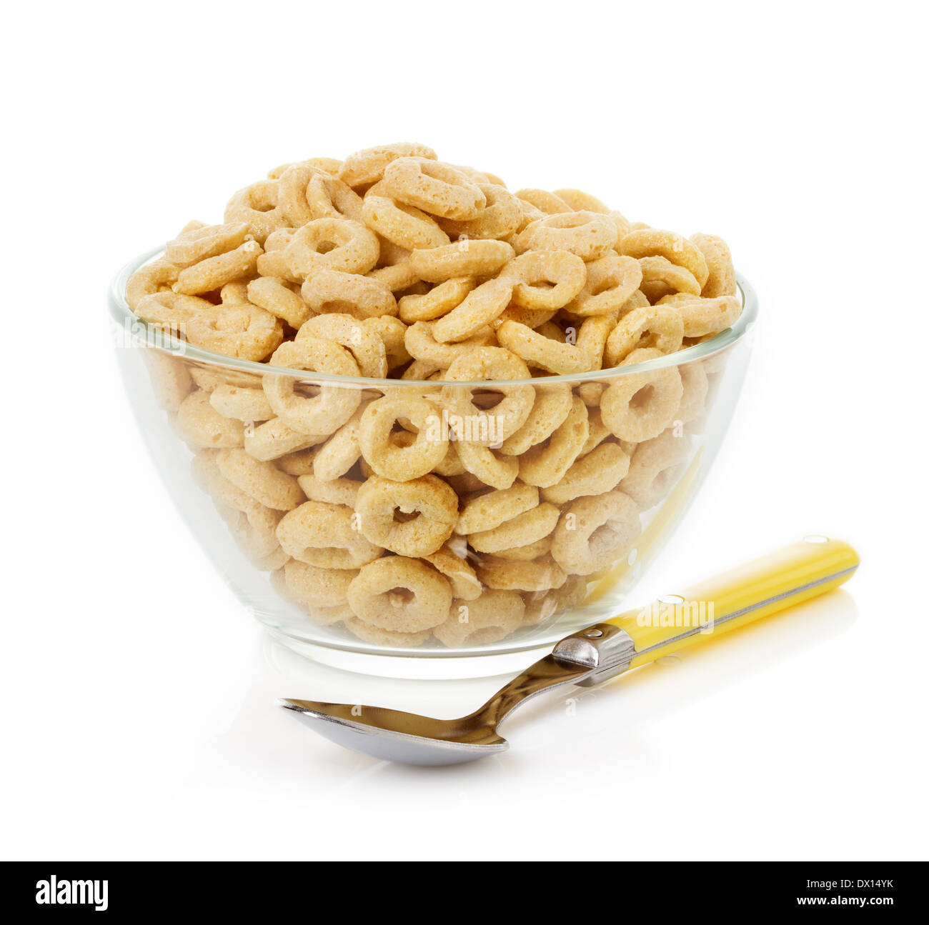 corn flakes isolated on white background Stock Photo - Alamy