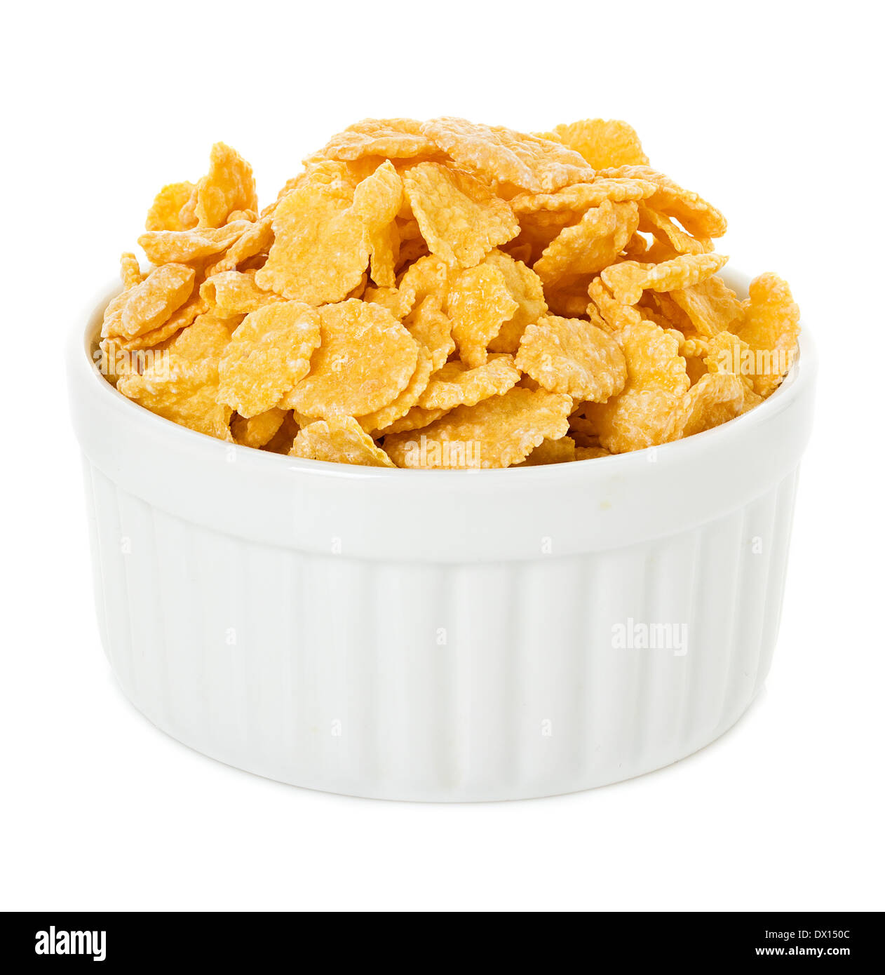 corn flakes isolated on white background Stock Photo - Alamy
