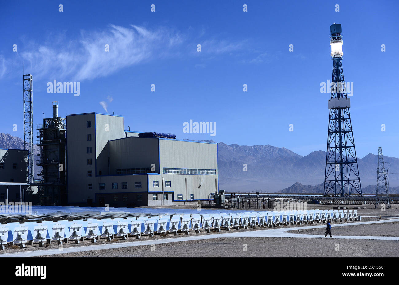 Qinghai. 16th Mar, 2014. Photo taken on March 16, 2014 shows a view of ...