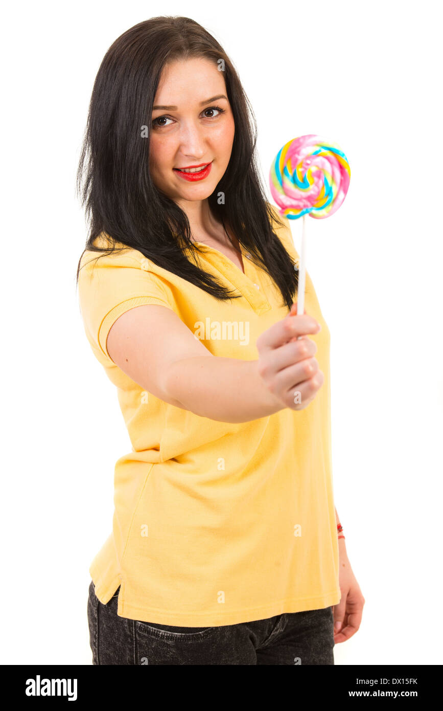 Hand offering candy hi-res stock photography and images - Alamy
