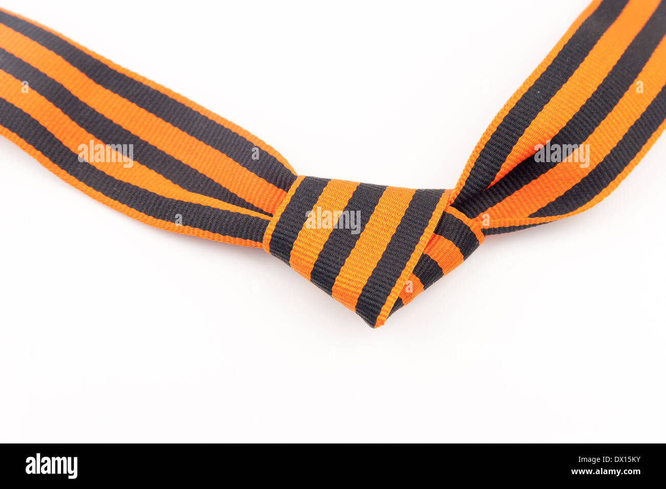 Ribbon of Saint George isolated on white Stock Photo - Alamy