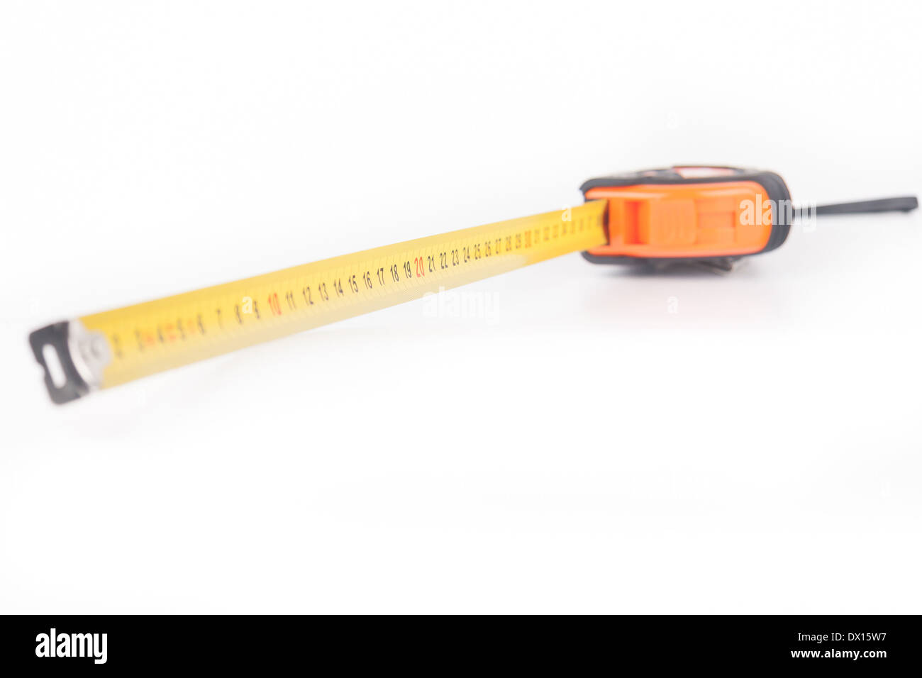 Tape measure isolated on white background Stock Photo - Alamy