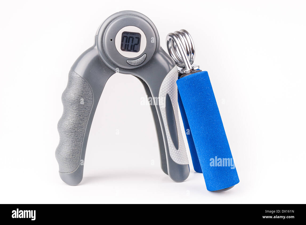 Hand Gripper isolated on white background Stock Photo - Alamy