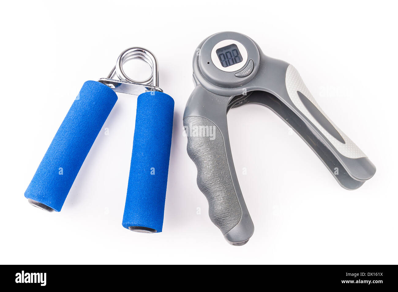 Hand Gripper isolated on white background Stock Photo - Alamy