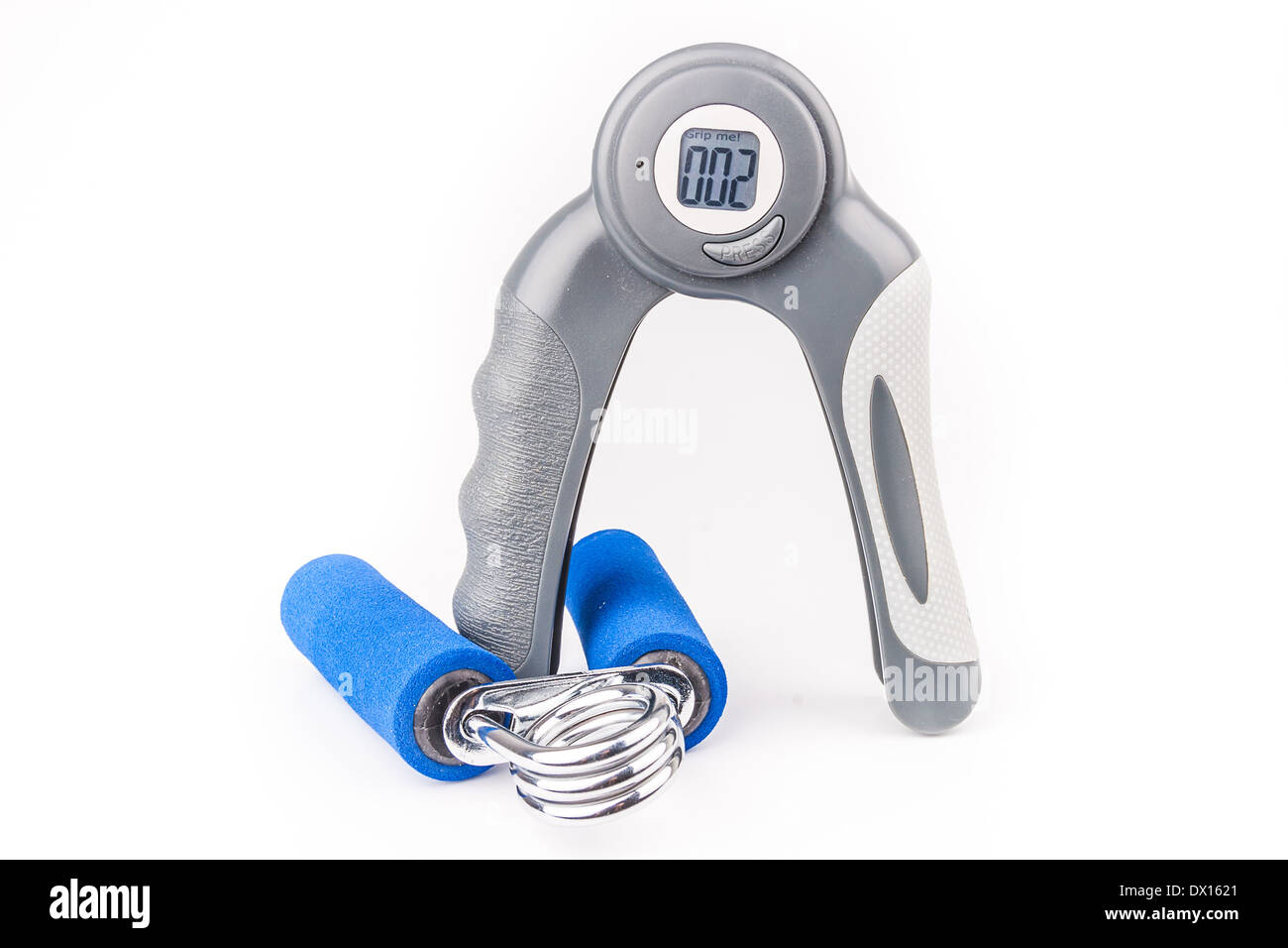 Hand Gripper isolated on white background Stock Photo - Alamy