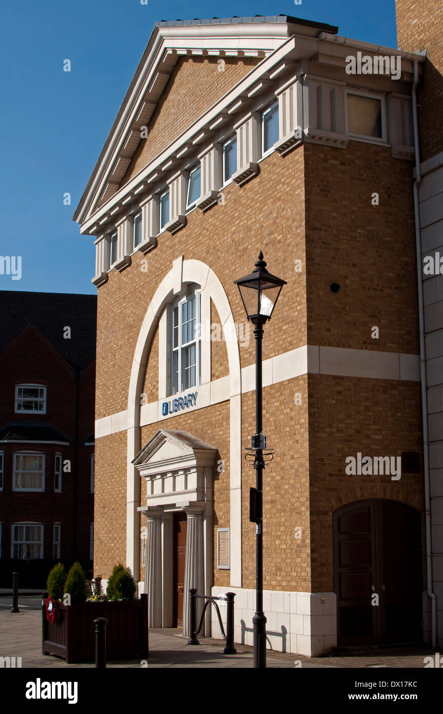 The library, Dickens Heath, West Midlands, England, UK Stock Photo - Alamy