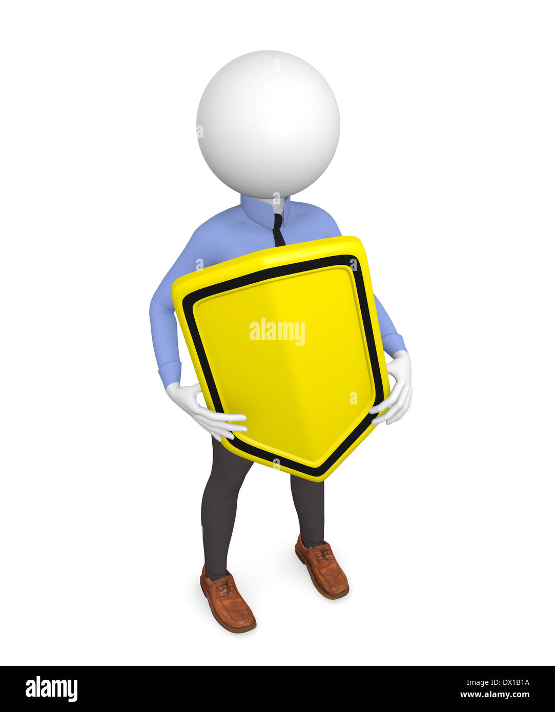 Business man shield Cut Out Stock Images & Pictures - Alamy