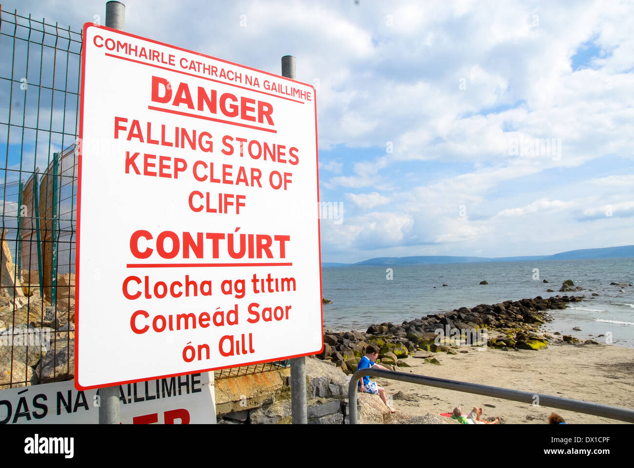 Gaelic warning sign hi-res stock photography and images - Alamy
