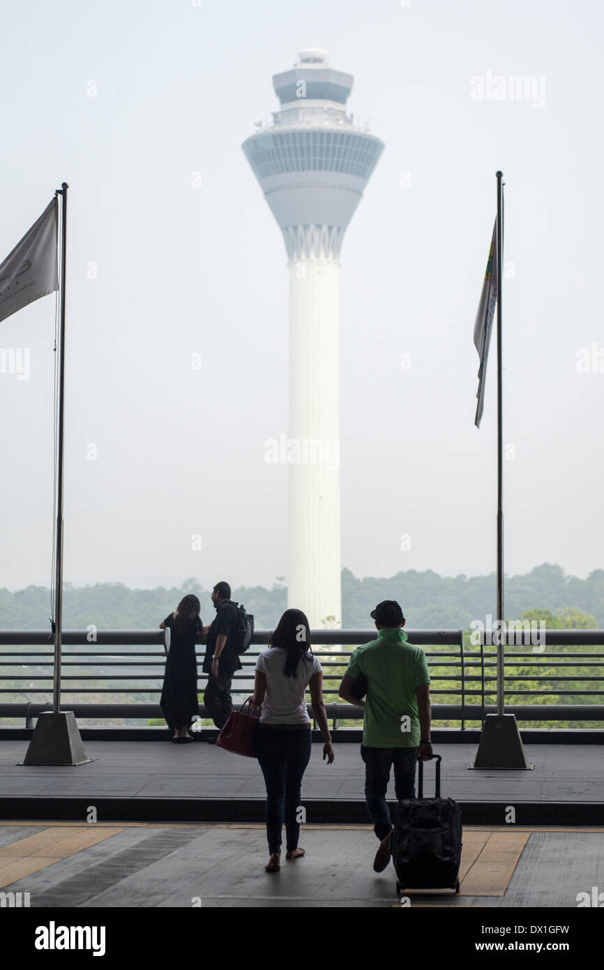 A view of the control tower at Kuala Lumpur International Airport (KLIA ...