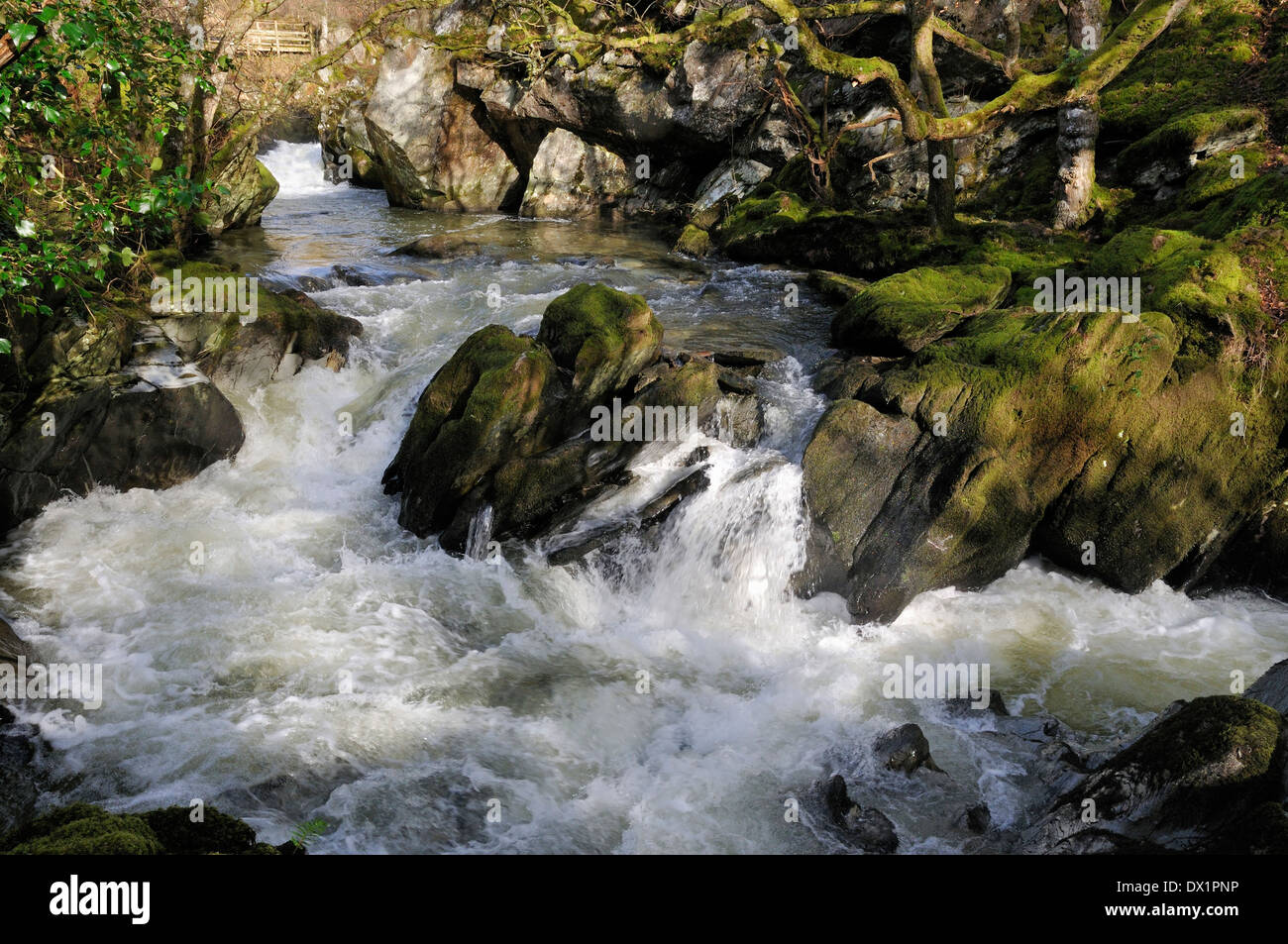 Rhayader waterfall hi-res stock photography and images - Alamy