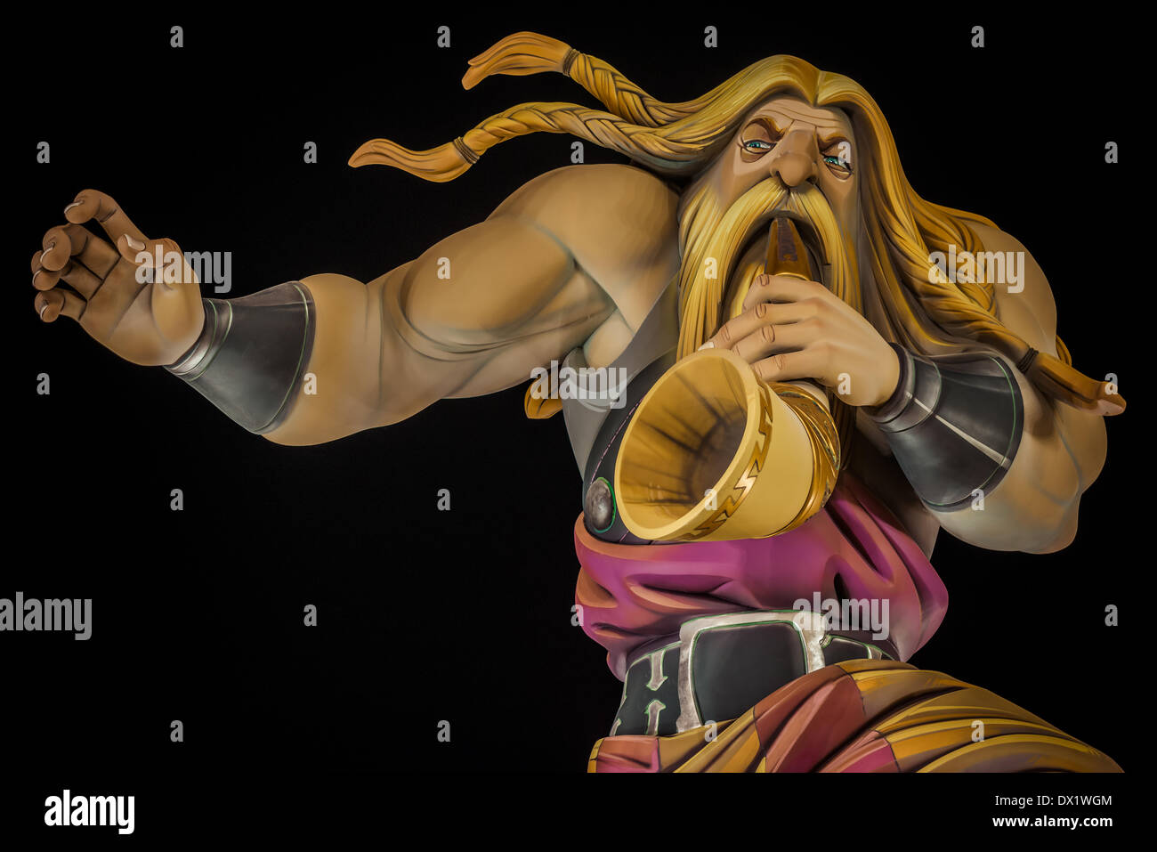 Valencia, Spain. 17 March 2014. A Ninot (Wooden puppet) of the falla at ...