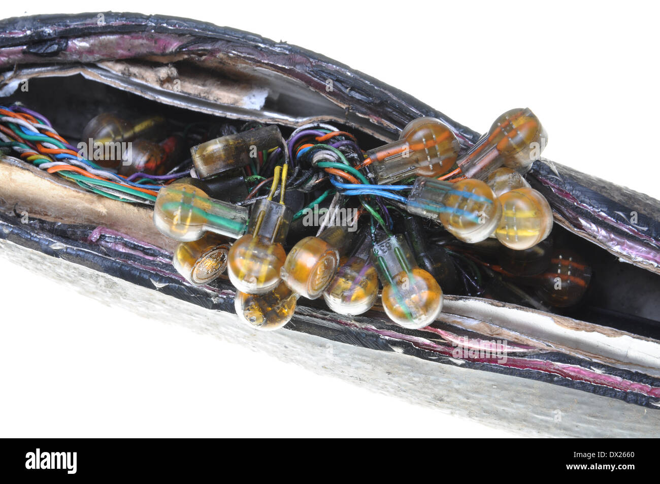 Cable damage, network connection failure Stock Photo - Alamy