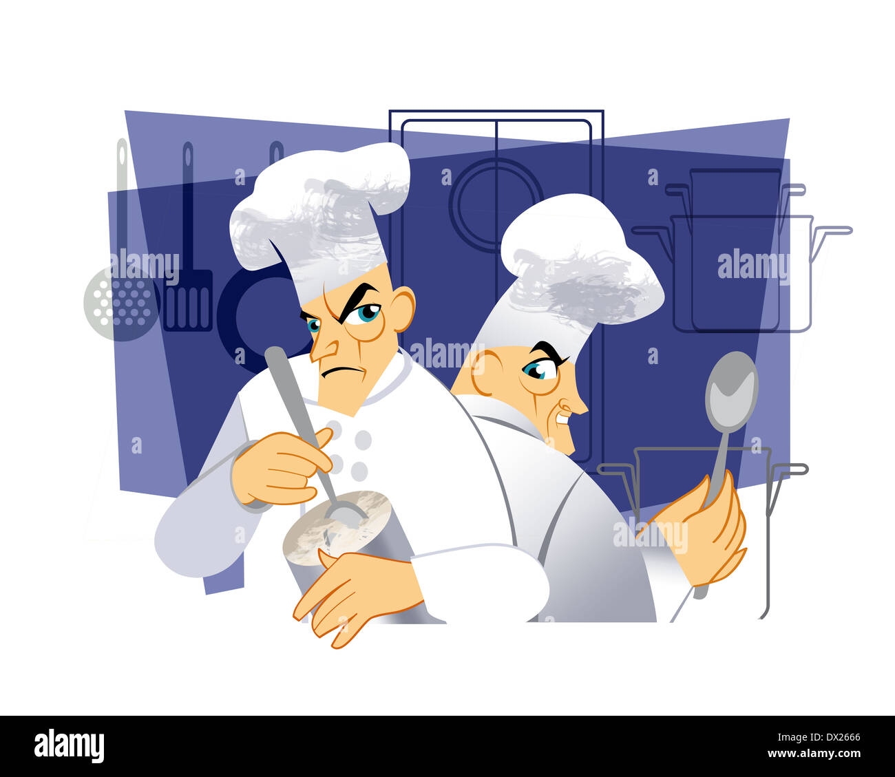 Angry chef restaurant Cut Out Stock Images & Pictures - Alamy
