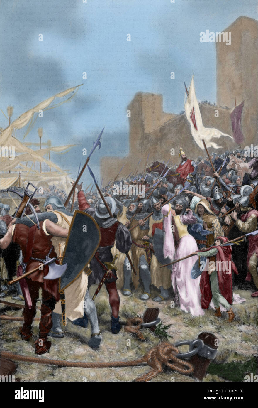 James I of Aragon (1208-1276). King of Aragon and Count of Barcelona ...