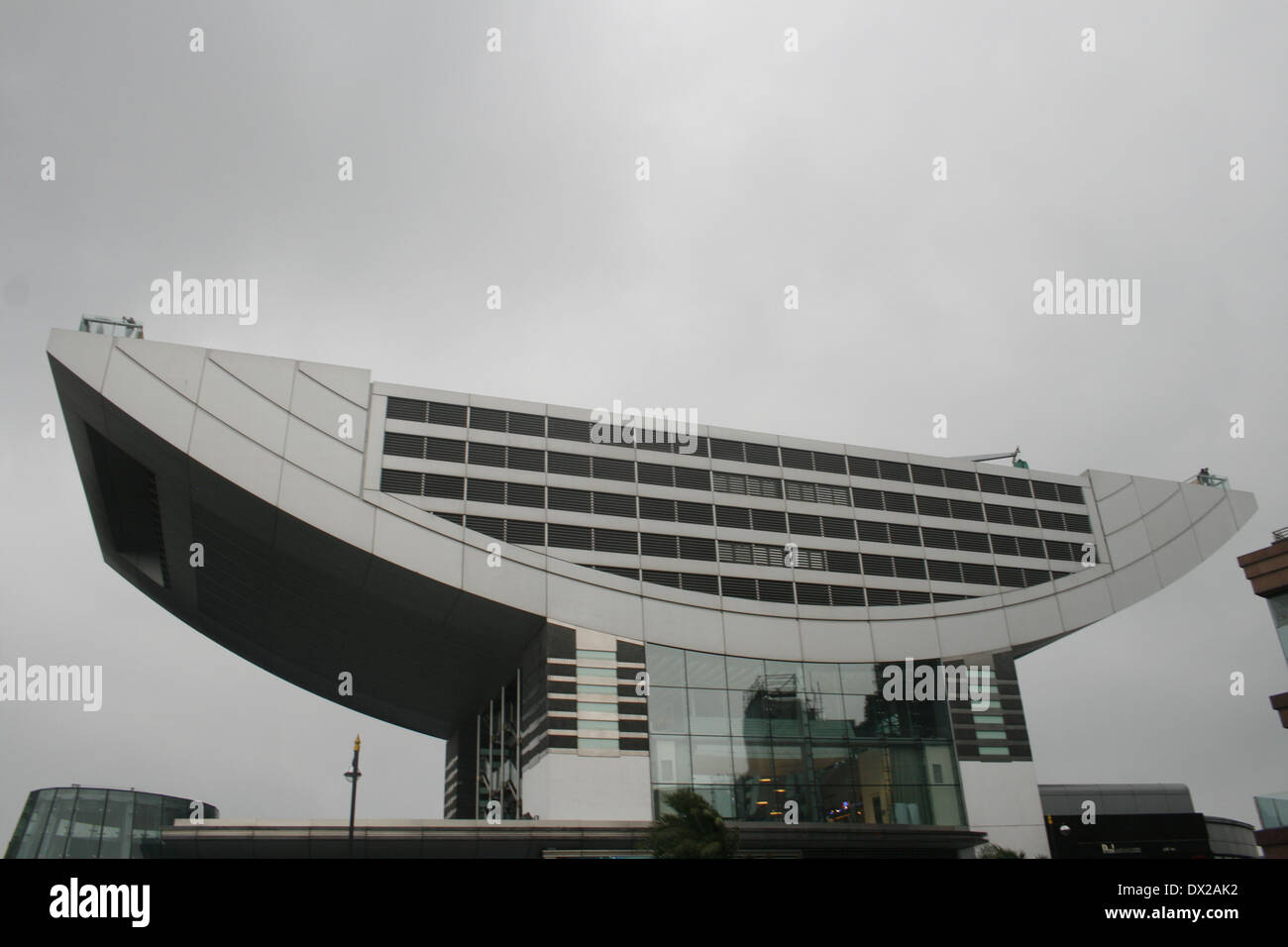 The peak building with the terrace in Hong Kong Stock Photo - Alamy
