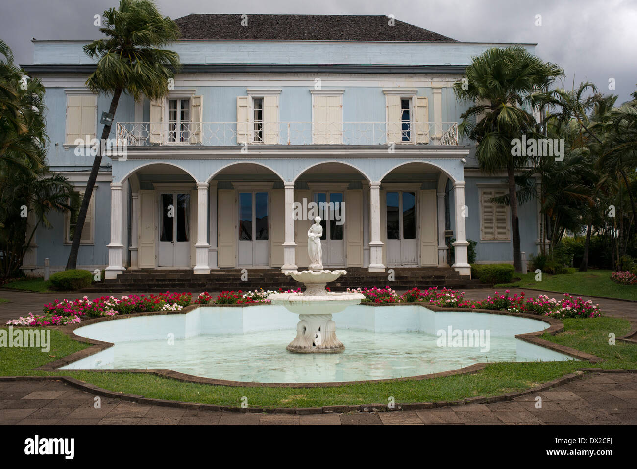 The capital of the island of Reunion of cosmopolitan Saint Denis. The ...