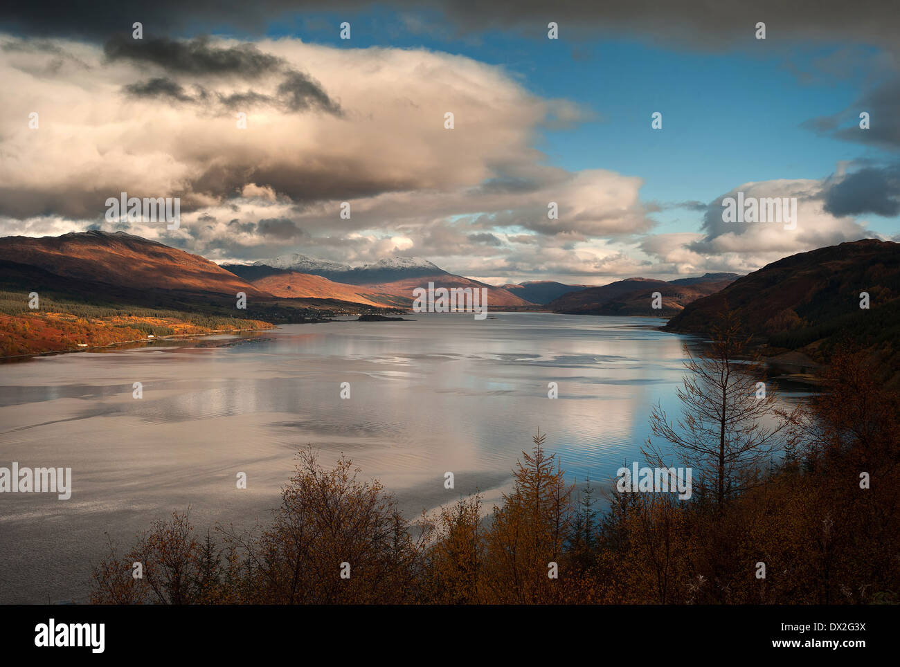 Loch Carron, Scottish Highlands Stock Photo - Alamy