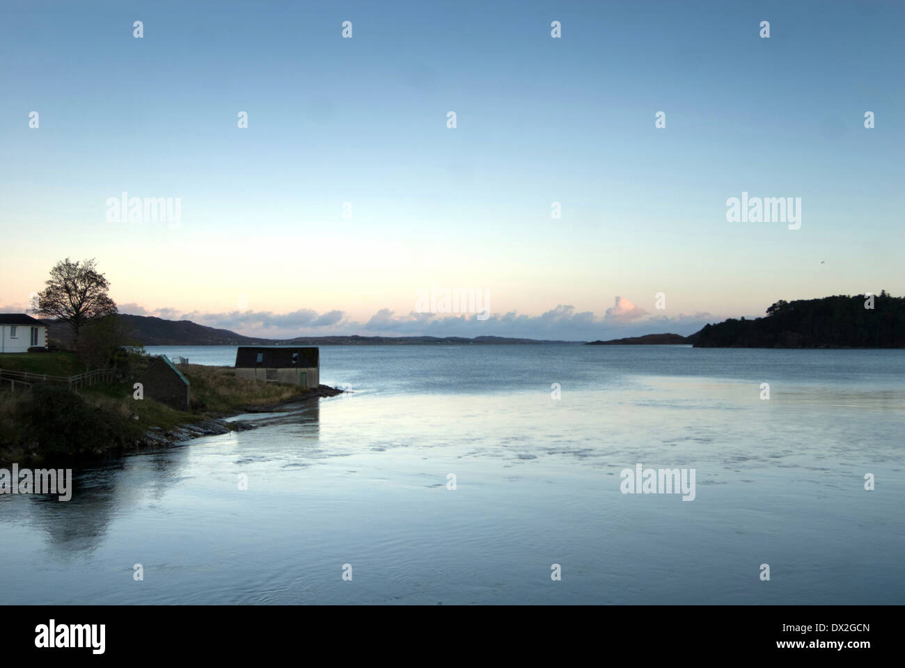Loch Ewe from Poolewe, Scottish Highlands Stock Photo - Alamy