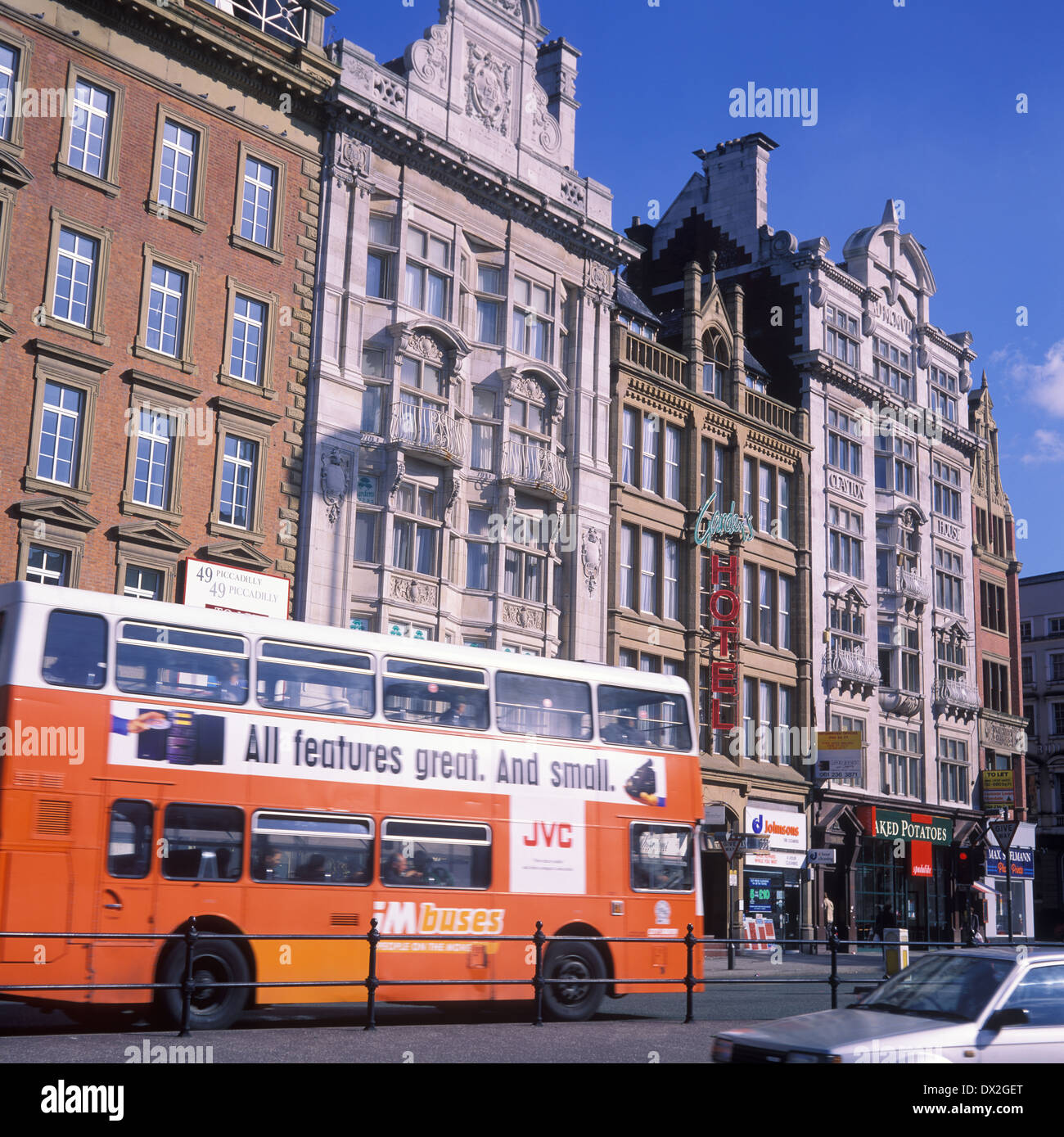 UK, Manchester, Piccadilly Square Stock Photo - Alamy