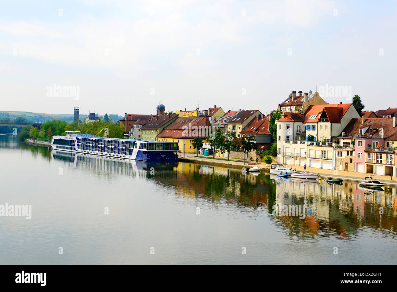 River Cruise Main River Kitzingen Germany Bavaria Deutschland DE ...