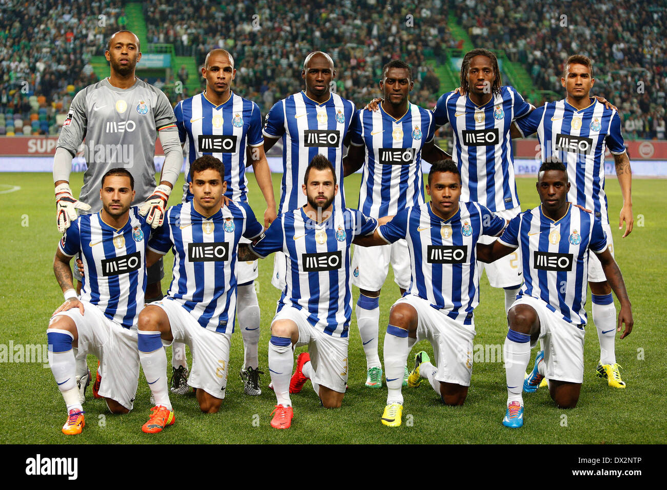 March 16, 2014 - FC Porto's lineup before the Zon Sagres League ...