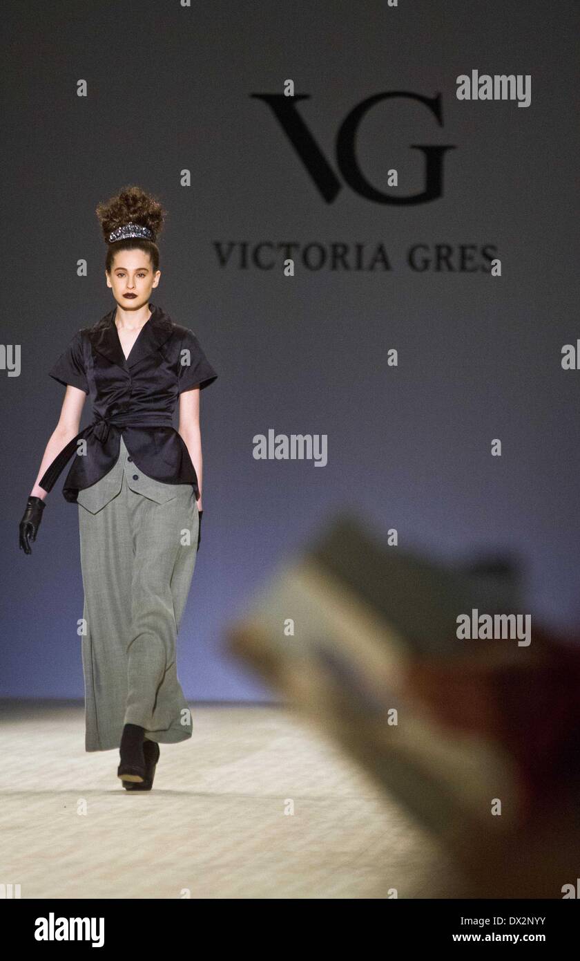 Kiev, Ukraine. 14th Mar, 2014. Victoria Gres presnts her F/W 2014-2015 collection, during 34th ...