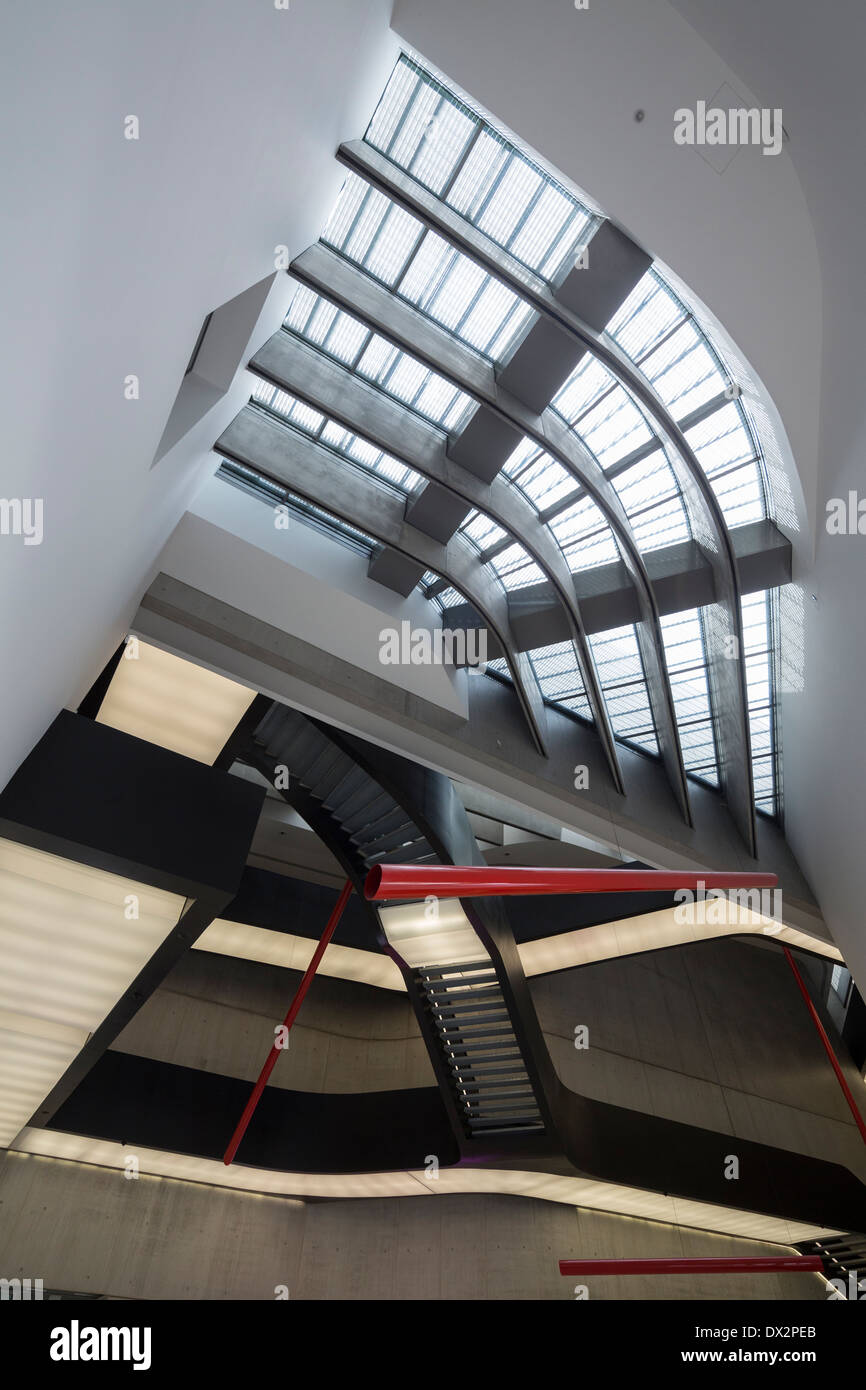 interior, The MAXXI – National Museum of the 21st Century Arts, Rome, Italy Stock Photo - Alamy