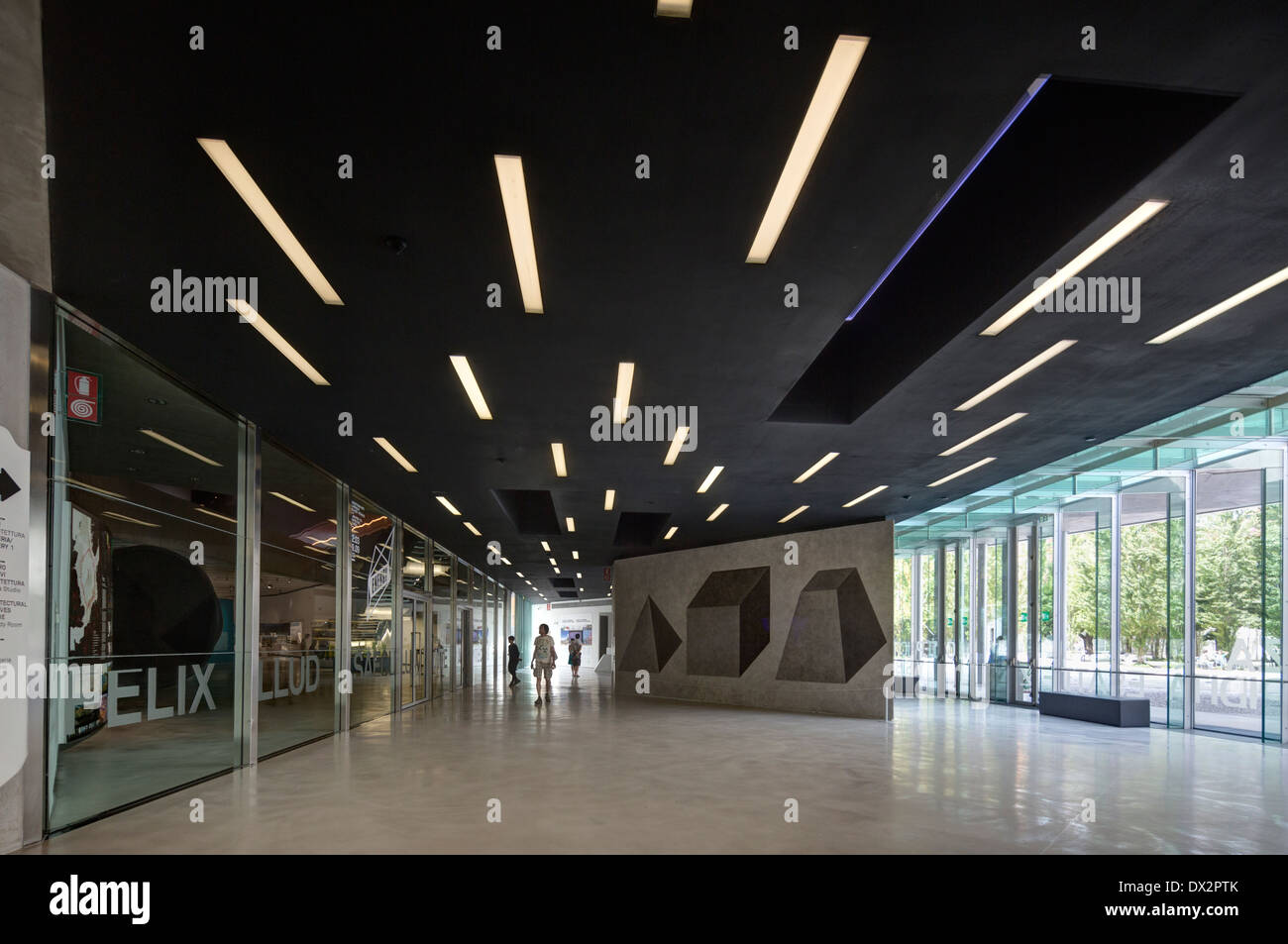 lobby, the MAXXI – National Museum of the 21st Century Arts, Rome, Italy Stock Photo - Alamy