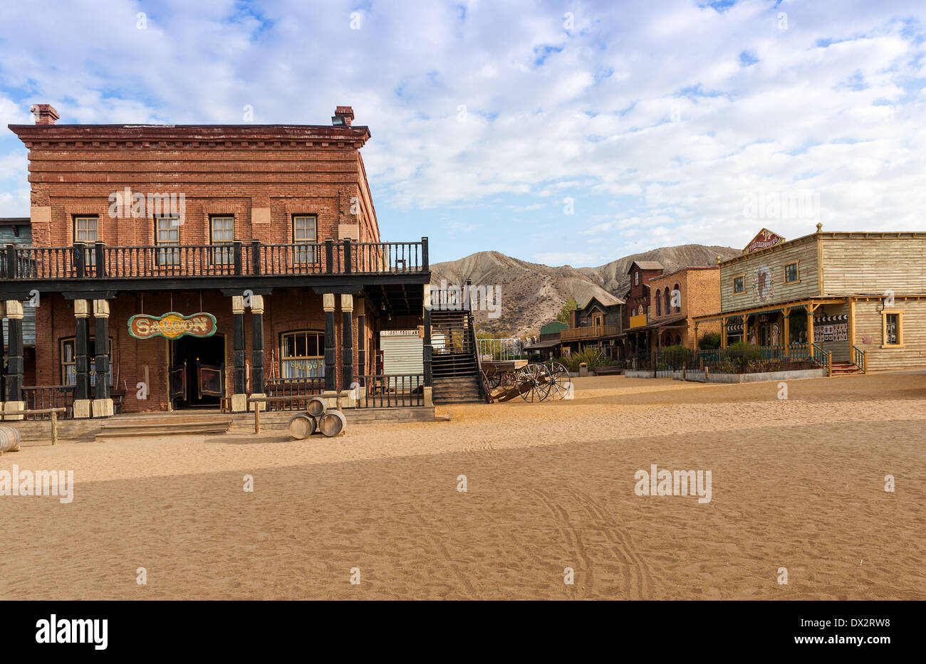Movie Set at Mini Hollywood, Tabernas, Ameria Province, Andalusia ...