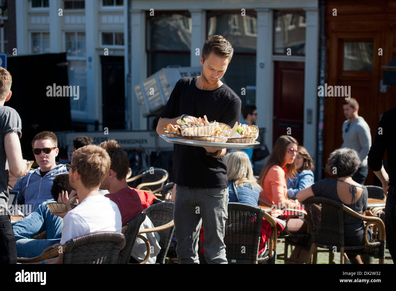 Waiter in Amsterdam, Netherlands Stock Photo - Alamy