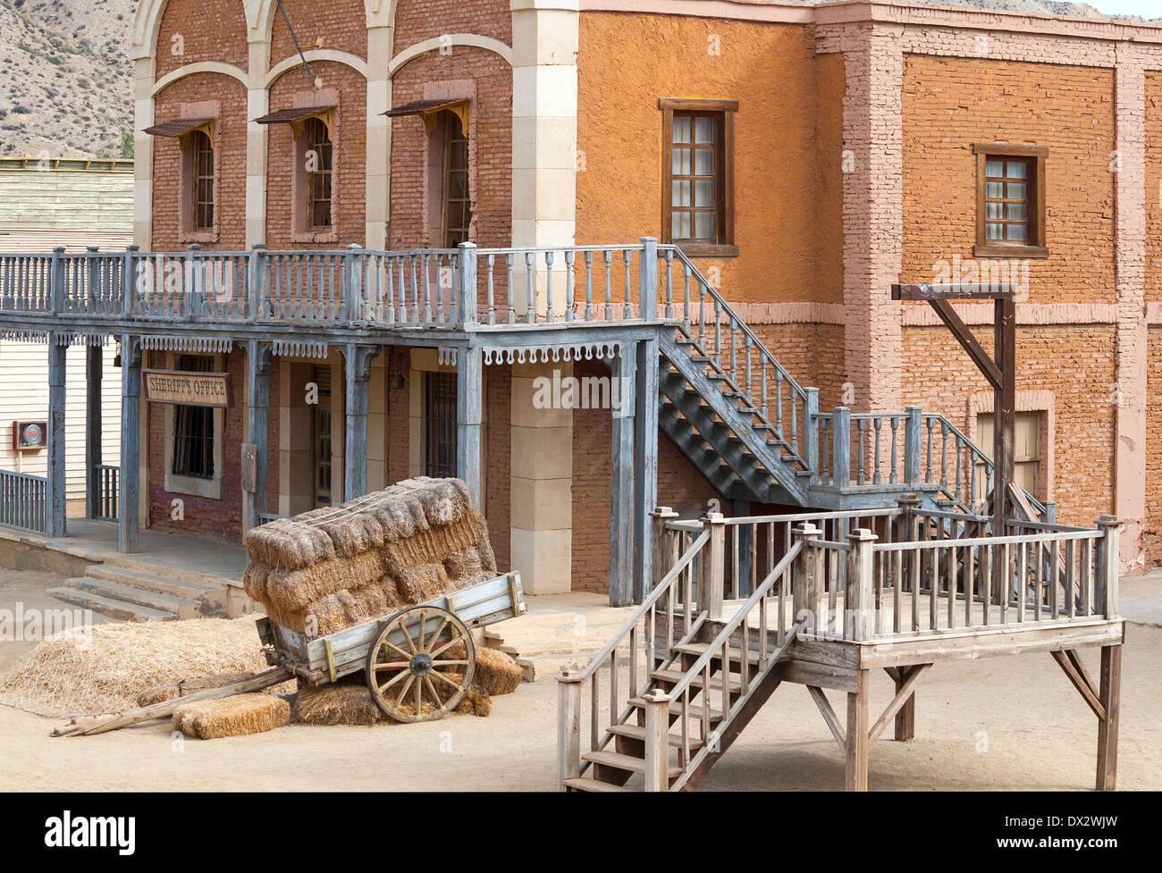 Cowboy mini hollywood movie set hi-res stock photography and images - Alamy