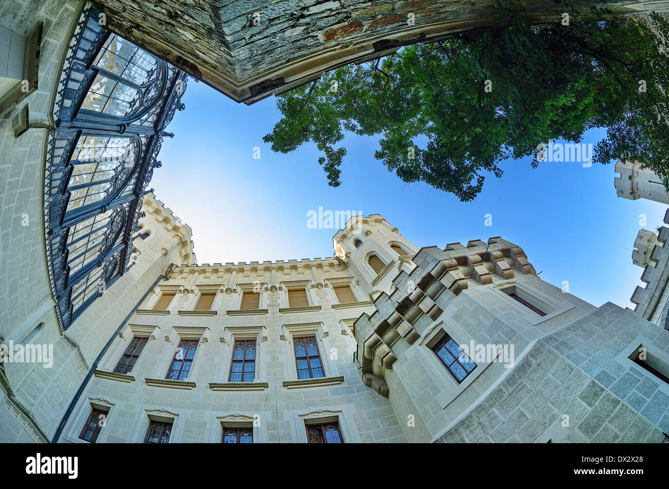 The Hluboká Castle (German: Schloss Frauenberg) considered one of the ...